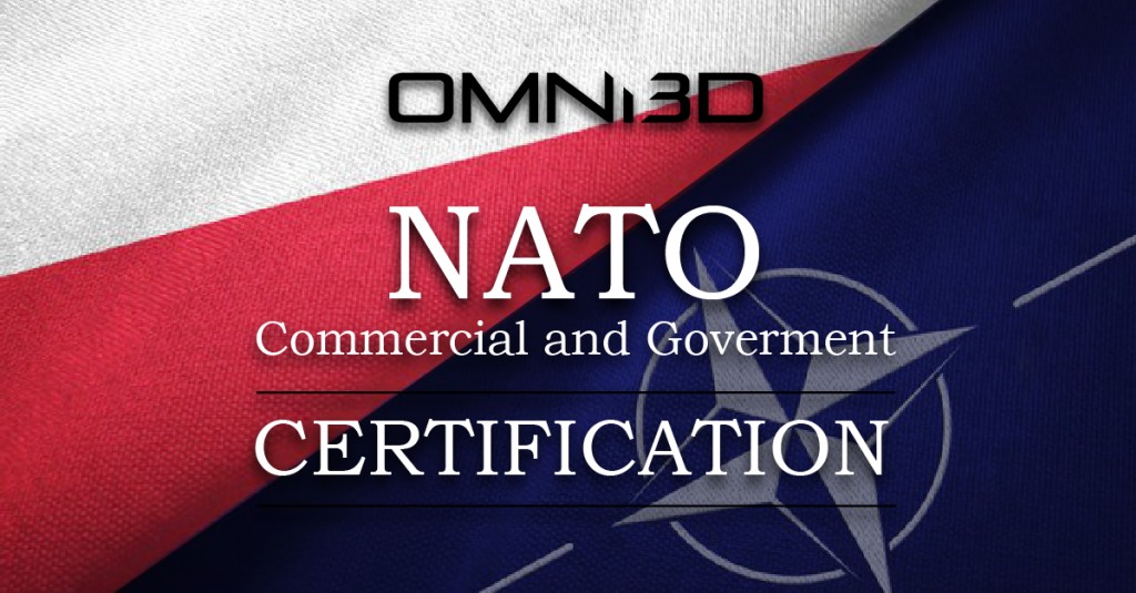 Omni3D Obtient la certification OTAN et le code NCAGE